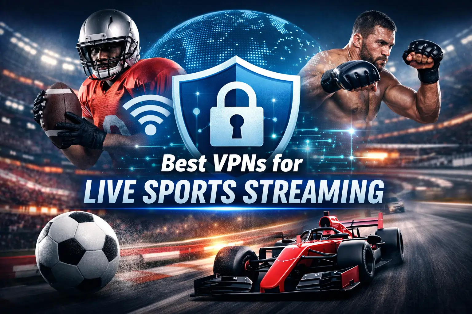 Best VPNs for Live Sports Streaming (2026 Tested Guide)